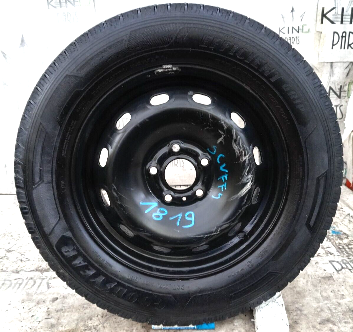 RENAULT TRAFIC MK3 X82 STEEL WHEEL RIM 16' 6Jx16H2 ET50 & TYRE 215/65R
