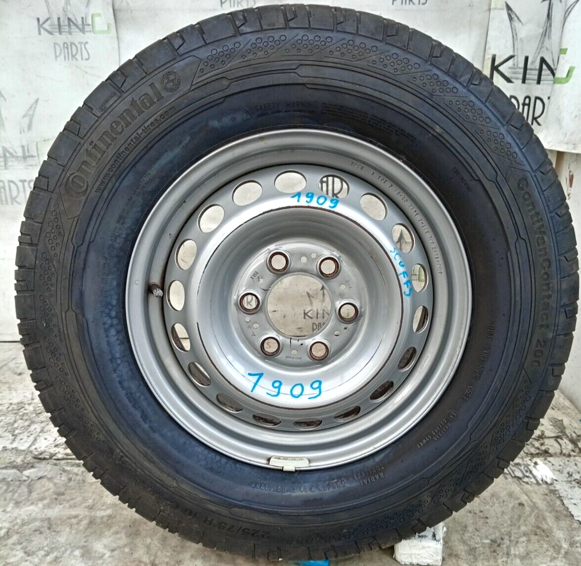 MERCEDES SPRINTER W910 STEEL WHEEL RIM 16' 6.5Jx16H2 ET62 TYRE 225/75R