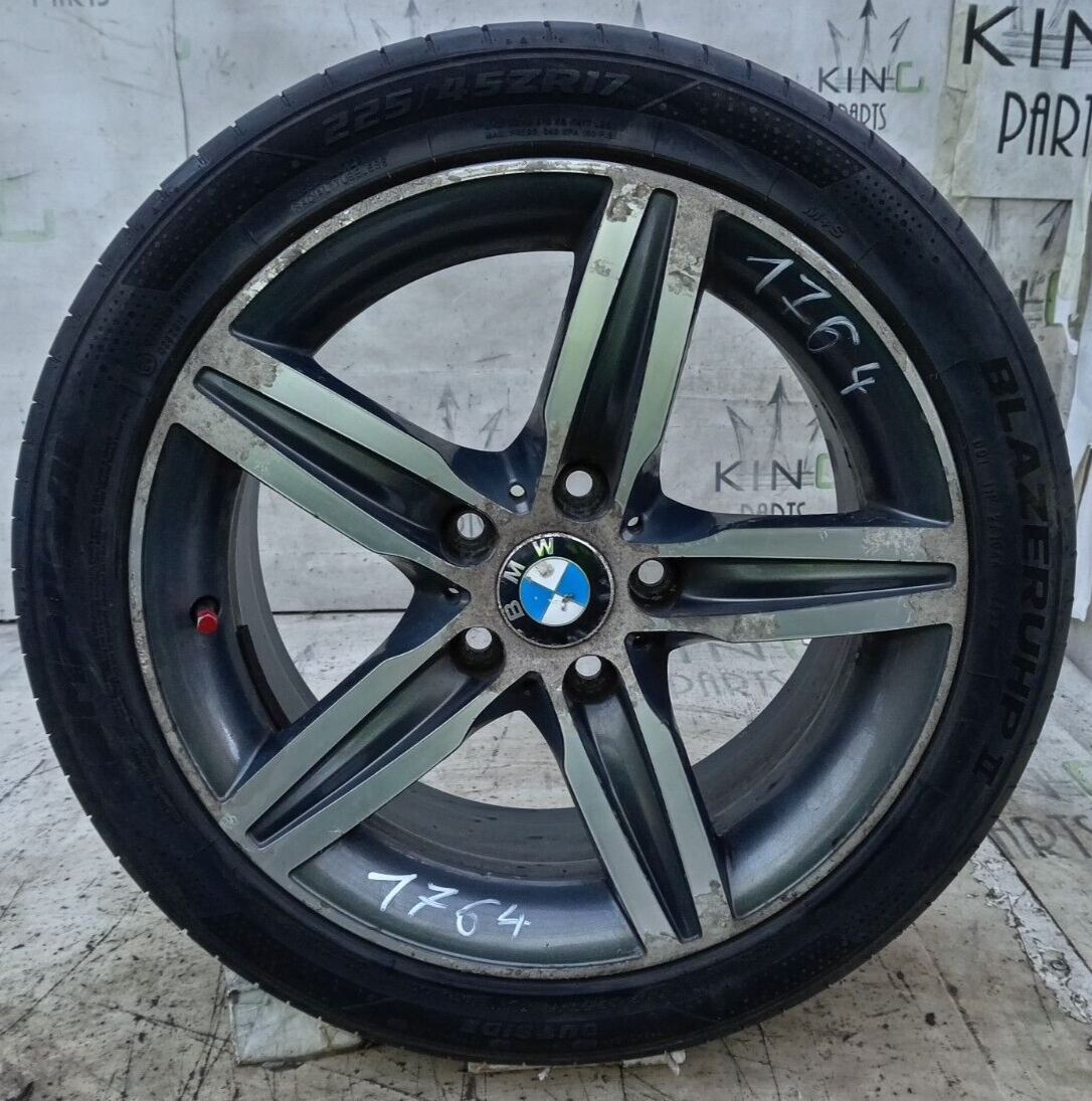 BMW F20 17" ALLOY WHEEL RIM 7.5J ET43 & TYRE 225/45/18 6850151 #1764