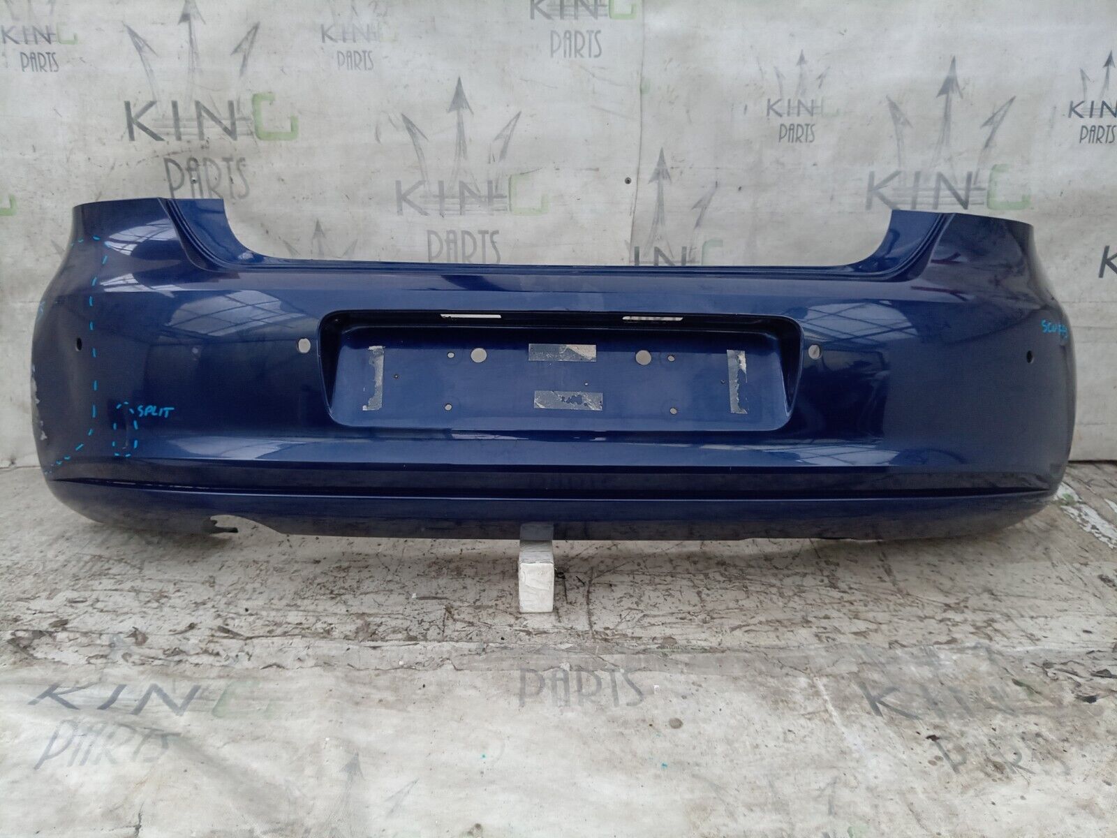 VOLKSWAGEN VW POLO 6R 2009-2014 REAR BUMPER GENUINE 6R6807421 #AA1343