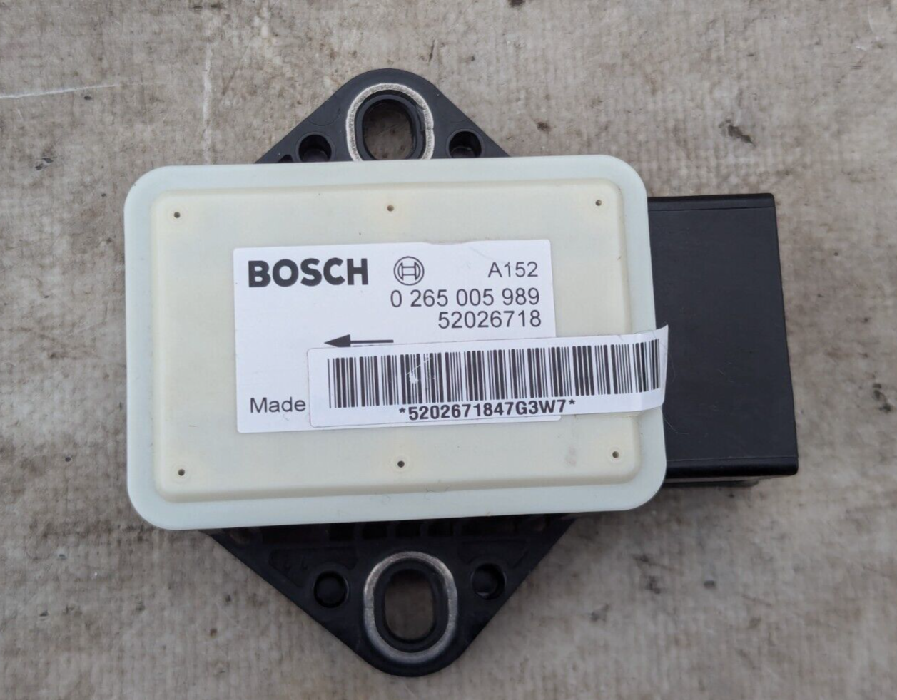 FIAT ABARTH 500 08-15 BOSCH YAW RATE SENSOR 0265005989 GENUINE