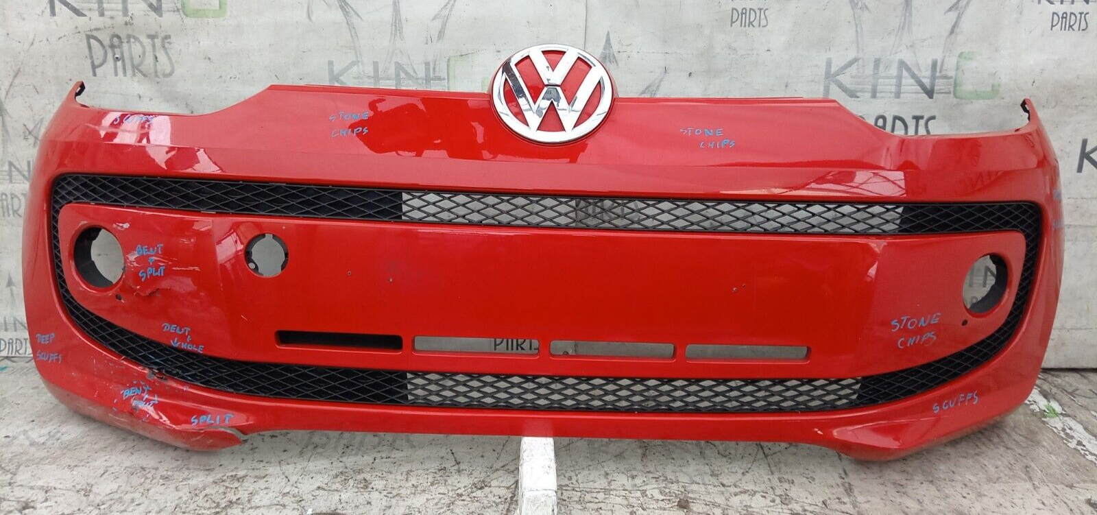 VW UP 2011-2015 FRONT BUMPER GENUINE 1S0853665B #A9560