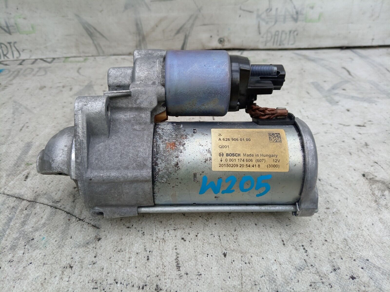 MERCEDES W205 1.6 DIESEL OM626951 STARTER MOTOR A6269060100