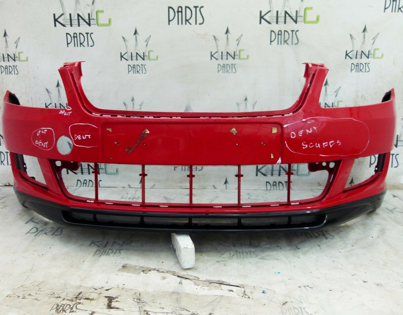 SKODA FABIA 5J MK2 FACELIFT 2010-2013 FRONT BUMPER GENUINE 5J0807221D