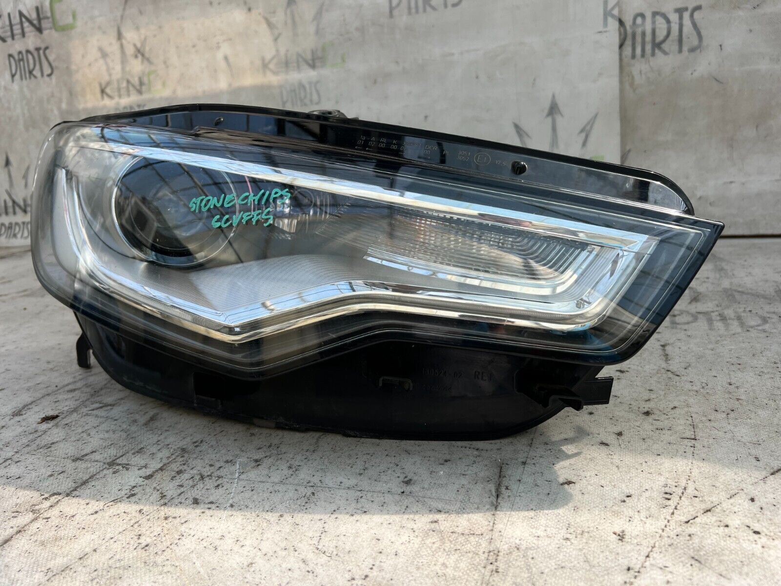 AUDI A6 C7 2011-2015 DRIVER SIDE BI-XENON DRL HEADLIGHT 4G0941006D #20