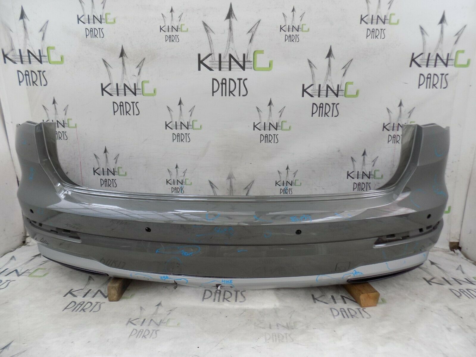 AUDI Q3 S LINE REAR BUMPER GREY 2018-2021 GENUINE 83A807521A #2162A