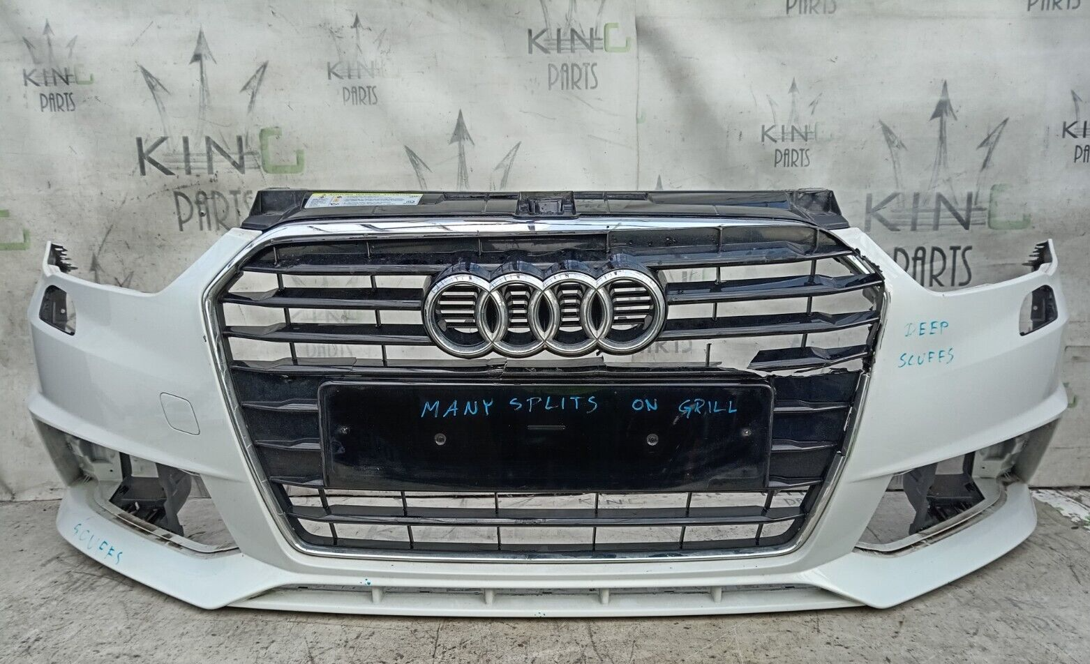 AUDI TT MK3 S LINE 2014-2019 FRONT BUMPER GENUINE 8S0807437D #AA7065