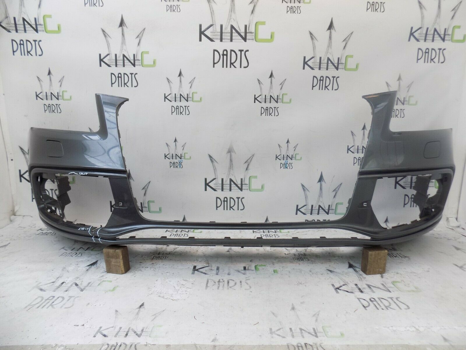 AUDI Q5 S-LINE 2013-2016 FRONT BUMPER GENUINE IN GREY 8R0807437AC #407