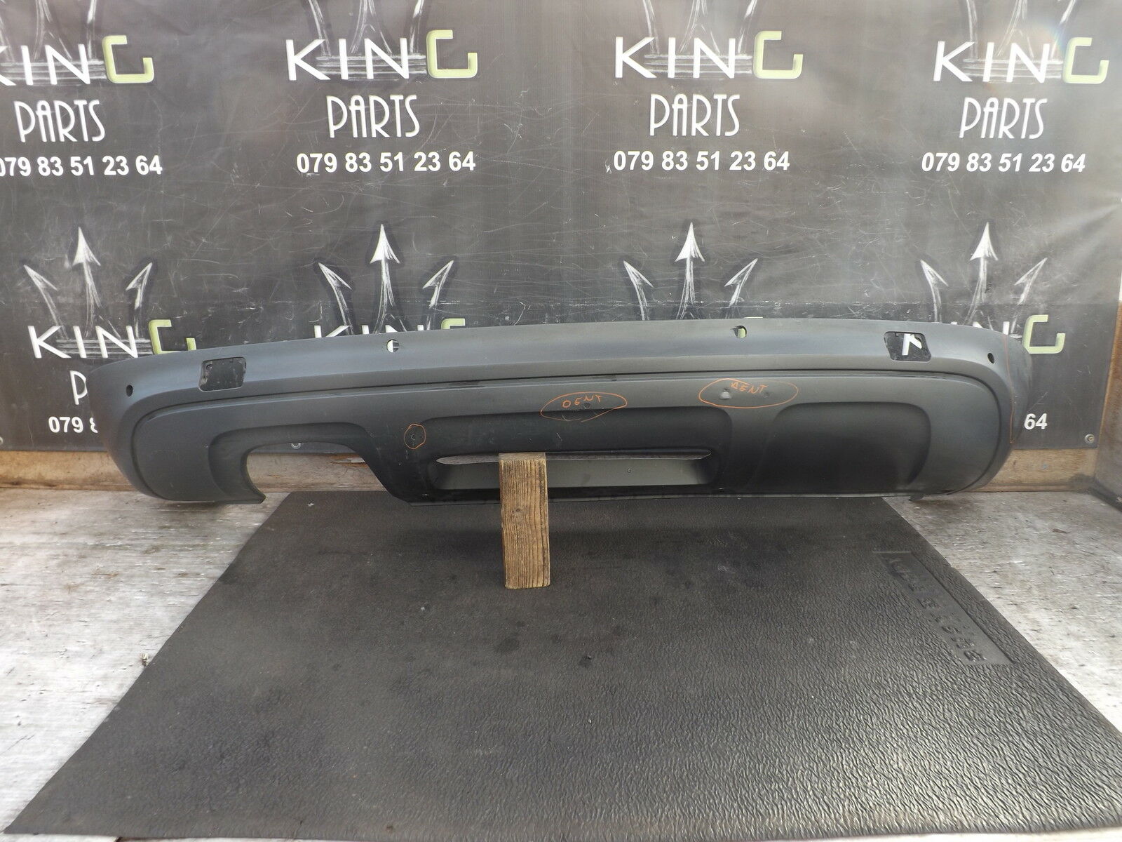 AUDI Q3 S LINE 2011-2014 REAR BUMPER DIFFUSER BOTTOM SKIRT 8U0 807 521