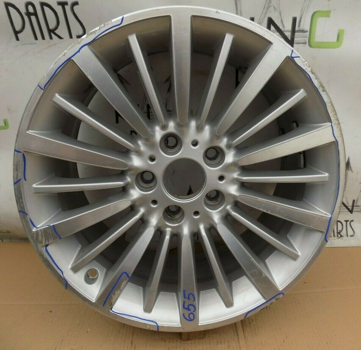 BMW 3 SERIES 18" INCH RIM ALLOY WHEEL 8J X18H2 IS34 SILVER 6796249 #65