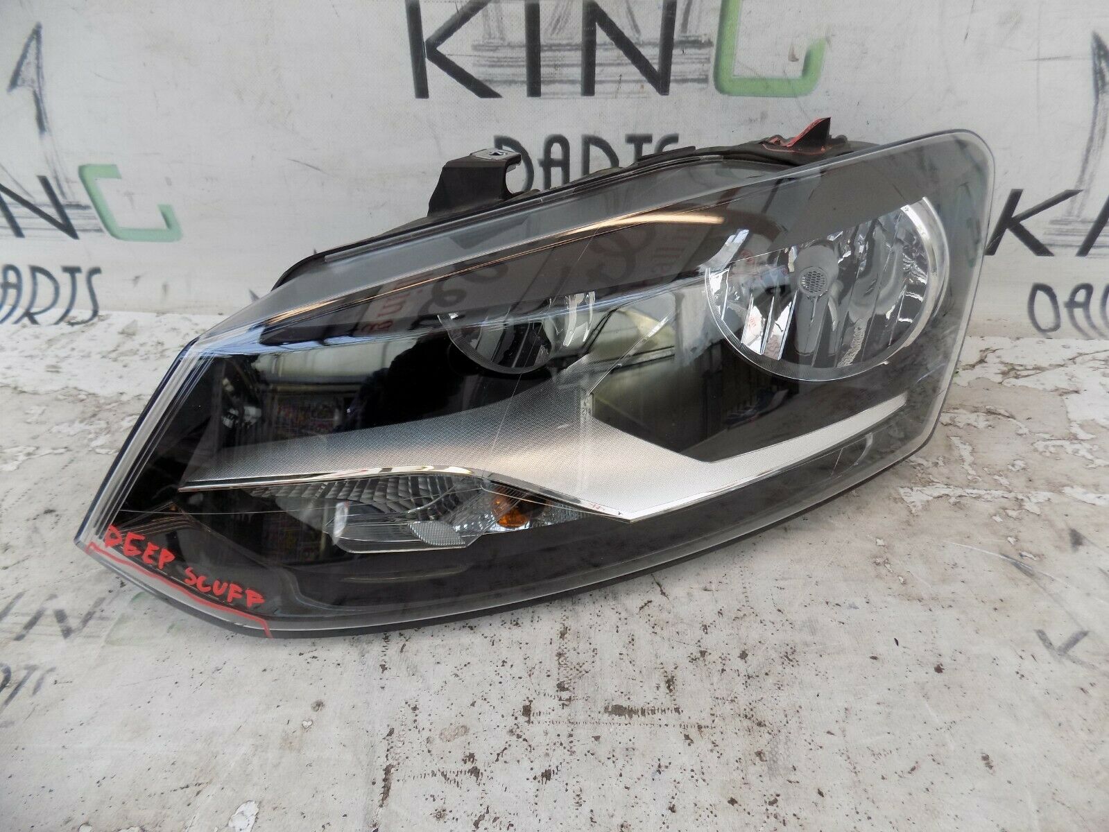 VW POLO MK5 6R 2009-2015 NSF LEFT SIDE FRONT HEADLIGHT 6R2941007F #145