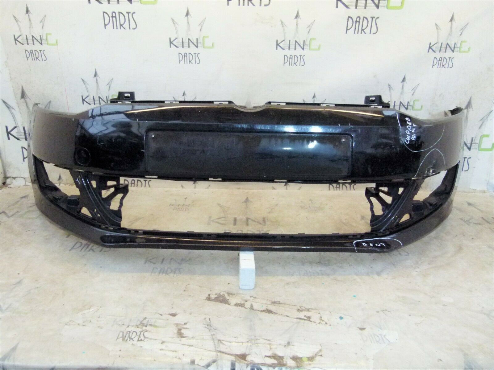 VOLKSWAGEN POLO 6R MK5 2009-2014 FRONT BUMPER IN BLACK 6R0807221R #419