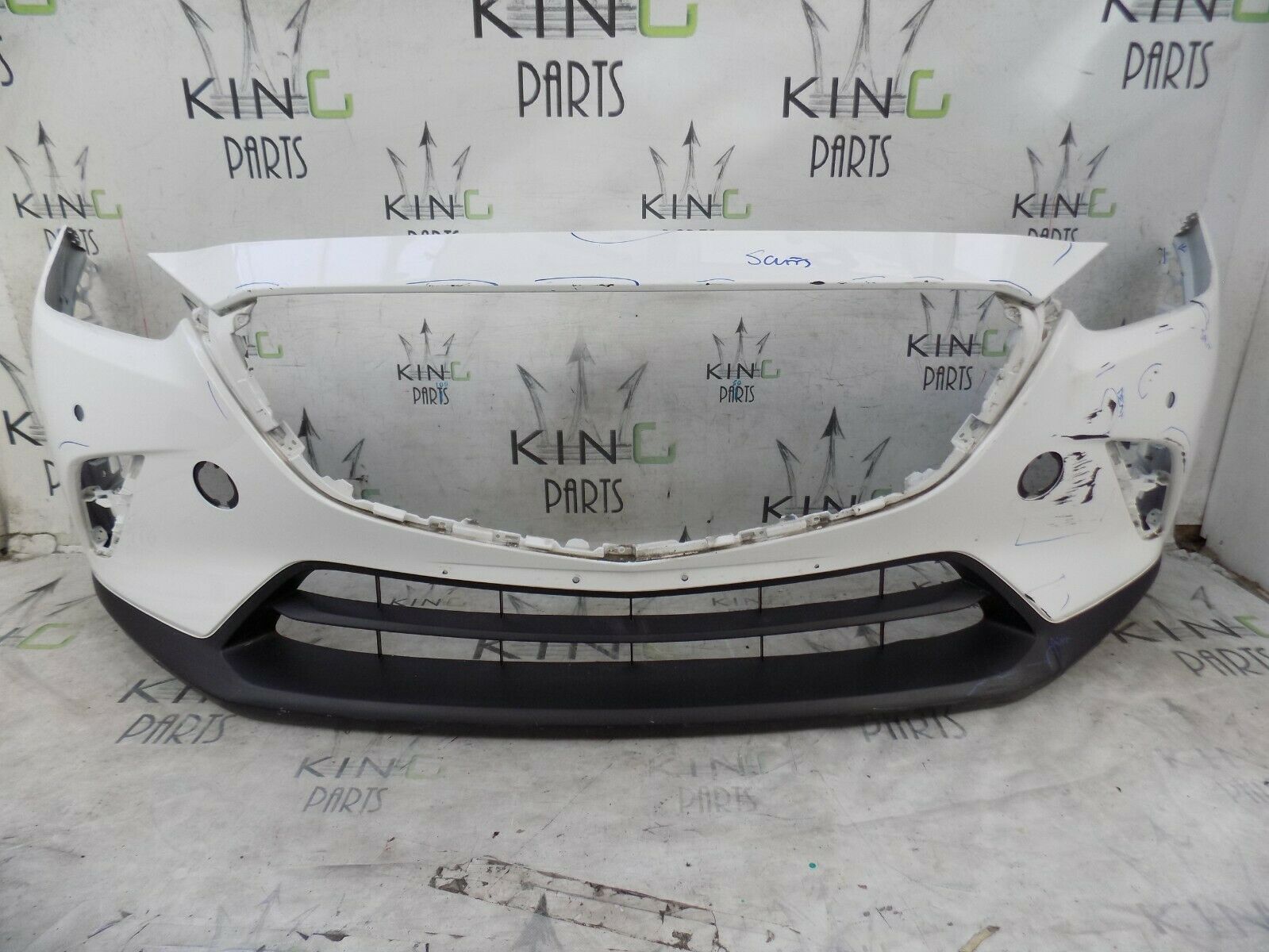 MAZDA CX-3 CX3 2015-2018 WHITE FRONT BUMPER GENUINE DF8G-50031 #B5296A