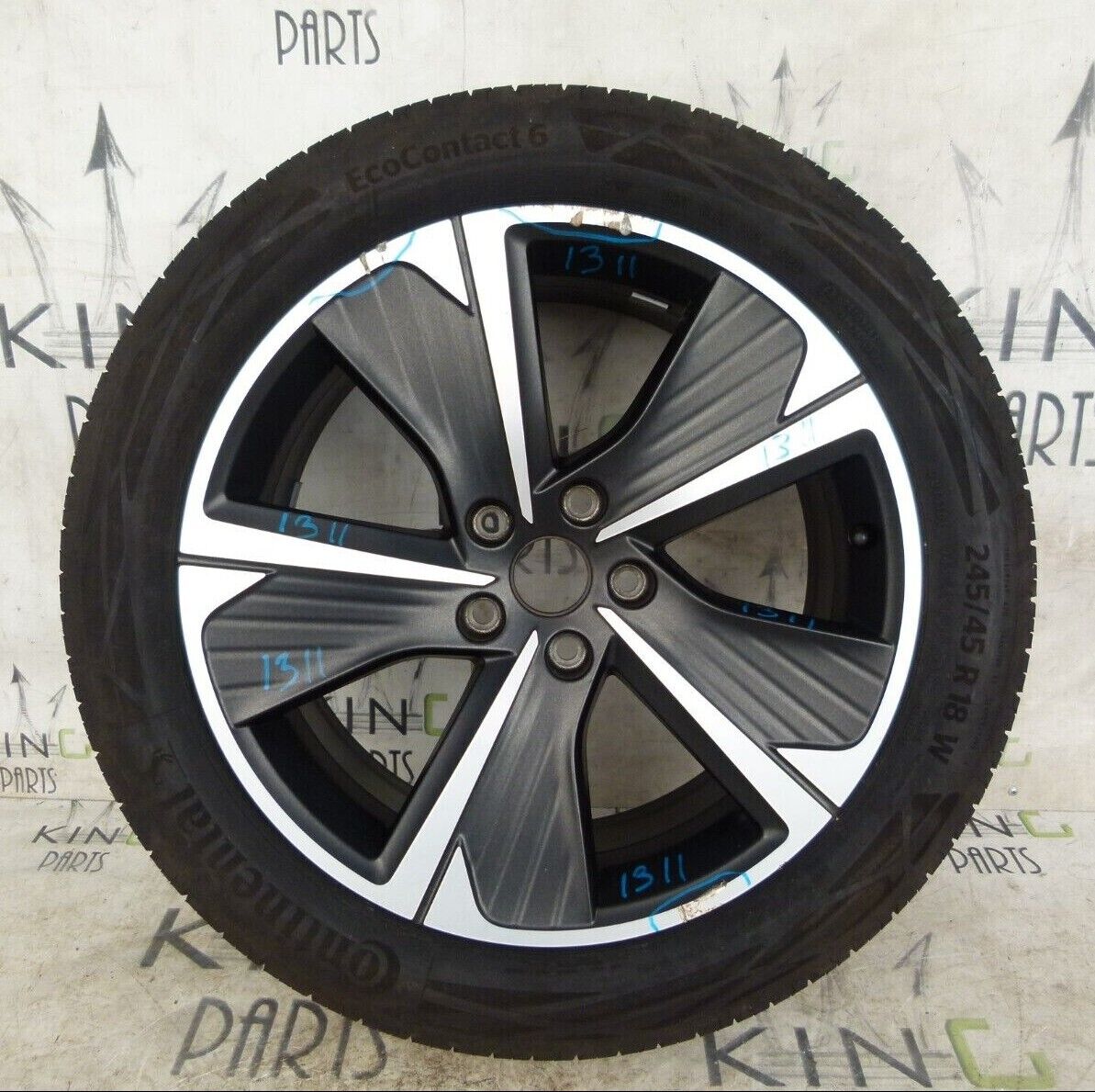 SEAT CUPRA FR WHEEL ALLOY RIM & TIRE 8JX18 ET40 5FF601025N GENUINE #13