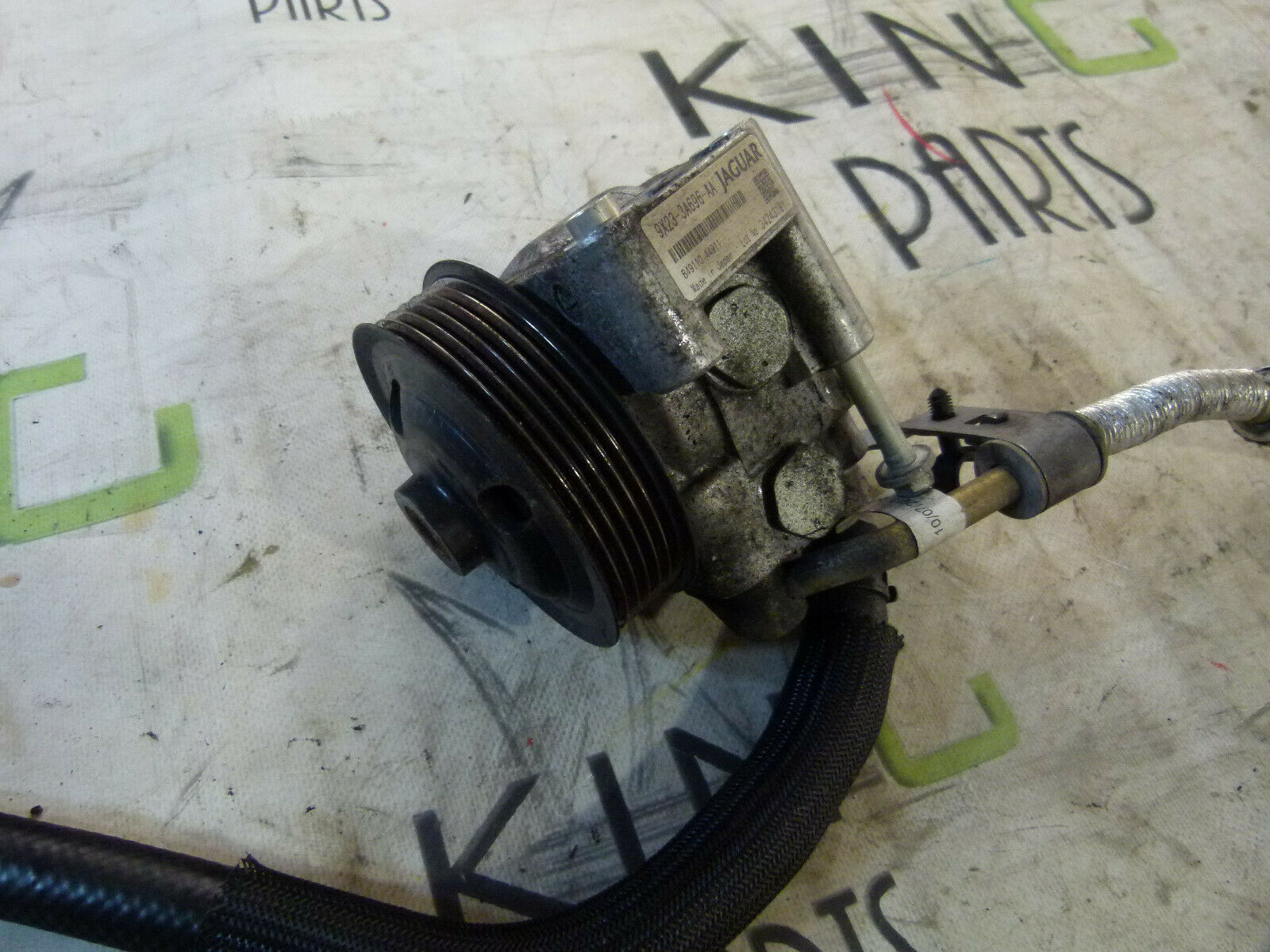 JAGUAR XJ X351 2010-2019 3.0 TDV6 POWER STEERING PUMP & PIPES 9X23-3A6