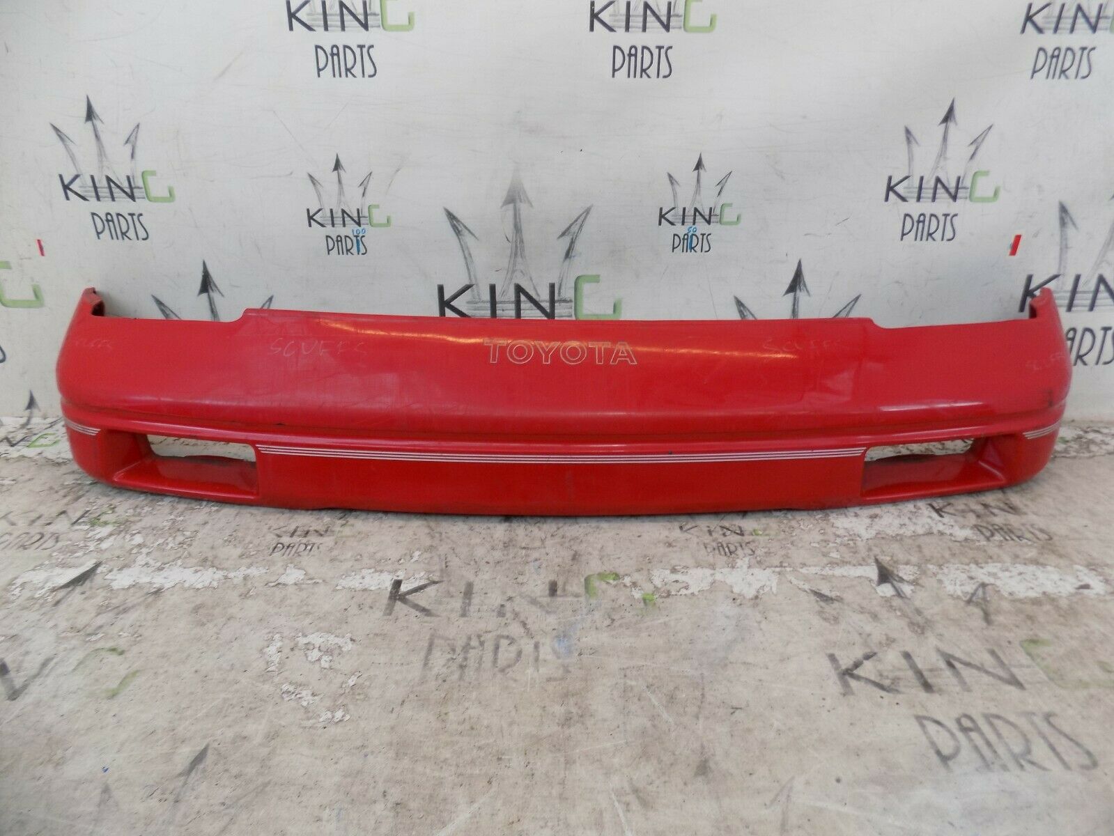 TOYOTA MK1 A AW11 FRONT BUMPER GENUINE IN RED 52119-17642 #A2666