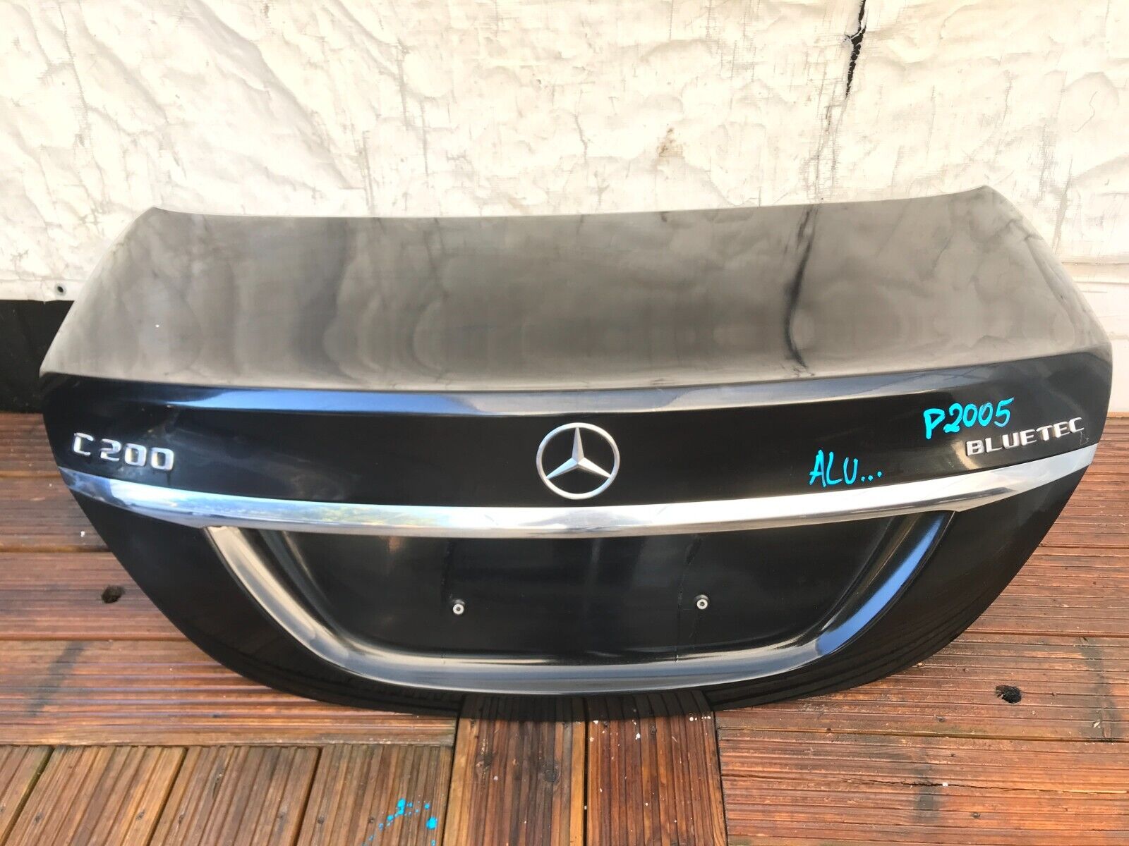 MERCEDES W205 C200 SALOON 2015-2021 GENUINE REAR TAILGATE BOOT LID PAN
