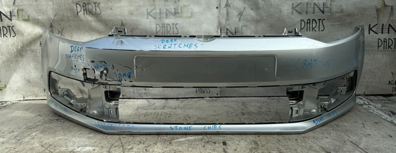 VOLKSWAGEN POLO MK5 FACELIFT 2014-17 FRONT BUMPER GENUINE 6C0807221 #A